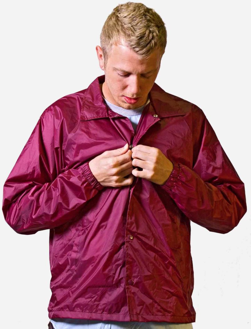 Custom Augusta 100% Nylon Band Windbreakers Online | Merchcult
