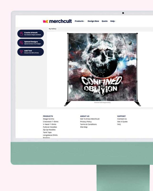 Stage Scrims For Bands | Merchcult